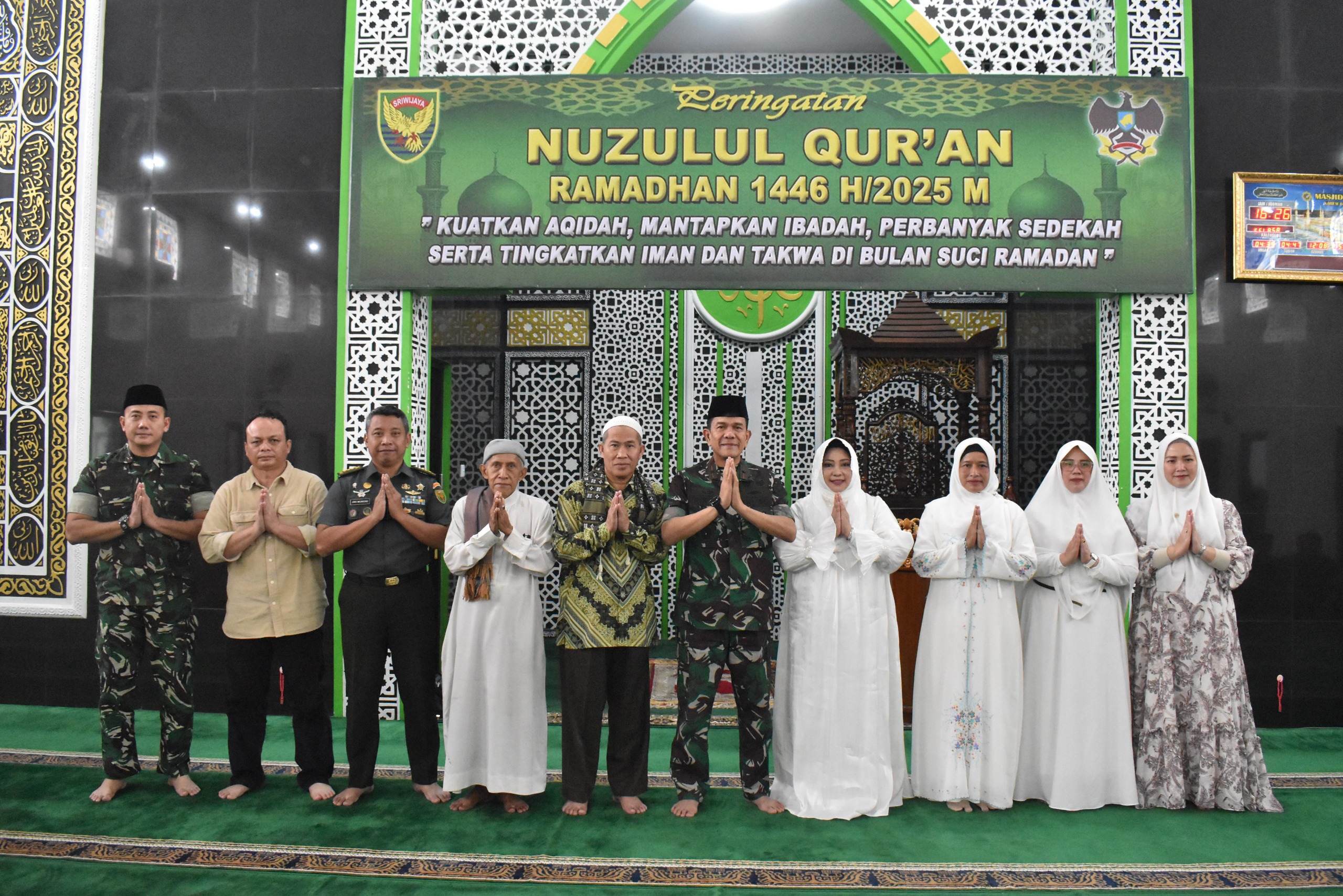 Korem 043/Gatam Peringati Nuzulul Qur’an Tahun 1446 H / 2025 M ...