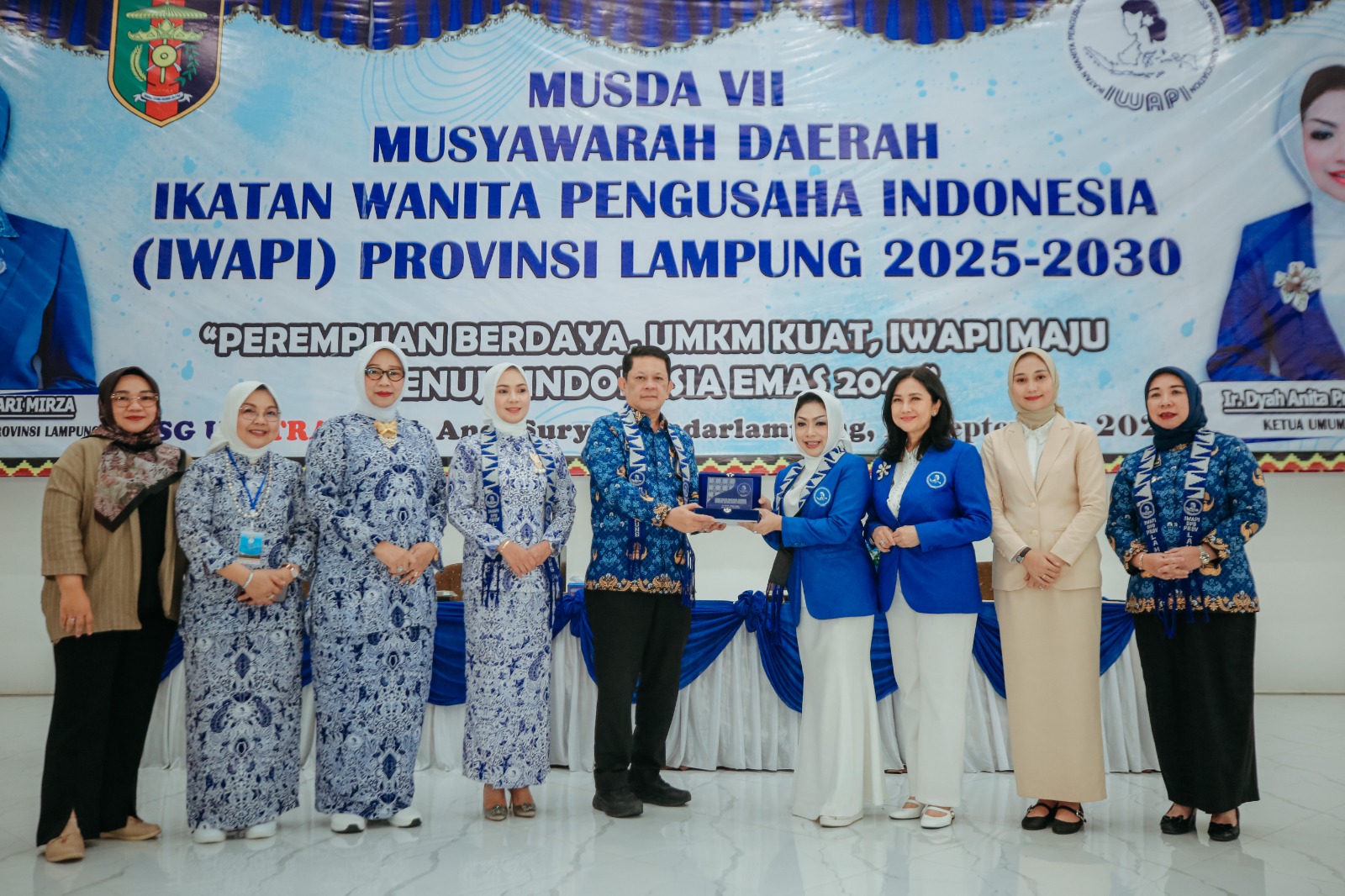 Musda Iwapi VII 2025, Ibu Purnama Wulan Sari Mirza dan Ketua Umum DPP ...